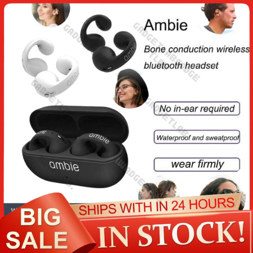 Ambie Sound Earcuffs Ear Bone Conduction Earbuds Earing Type Wireless ...