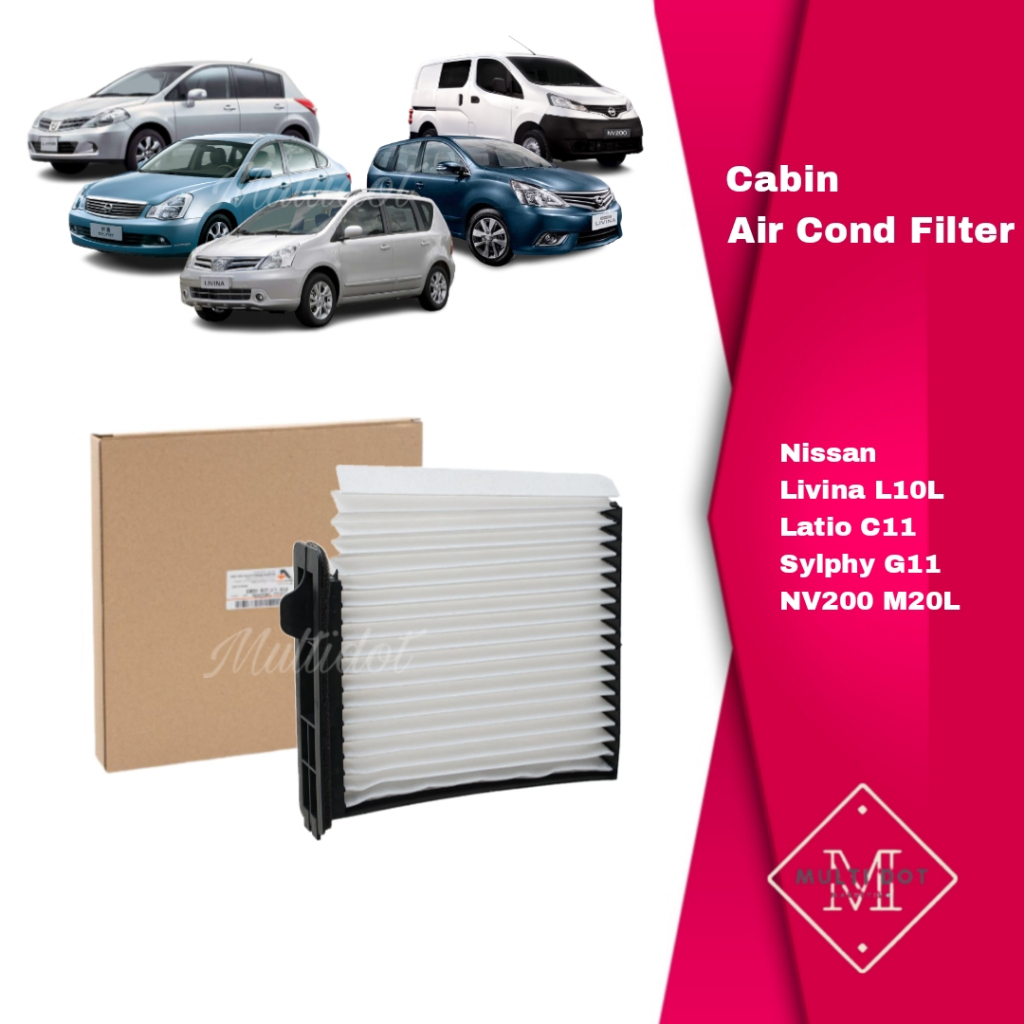 Nissan Livina Latio Sylphy Cabin Air Cond Filter (AutoPlus) Air ... Nissan Livina Latio Sylphy Cabin Air Cond Filter (AutoPlus) Air ...