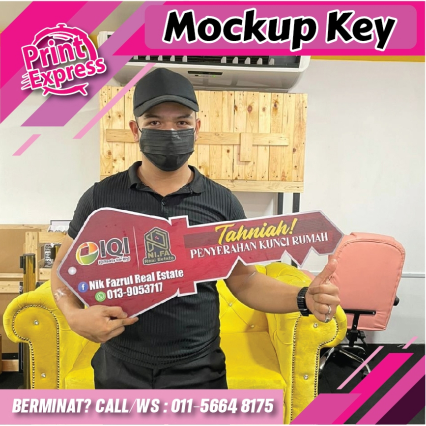 REPLIKA KUNCI MOTOR DAN RUMAH l Kunci Tahniah Penghargaan, Mockup Grand ...