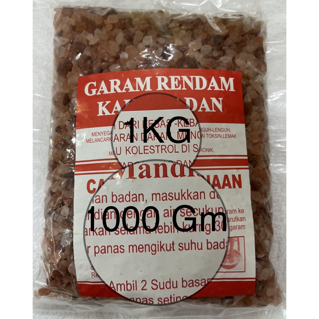 Garam Bukit HIMALAYA Untuk Kesihatan (Rendam Kaki / Mandian) Organic ...