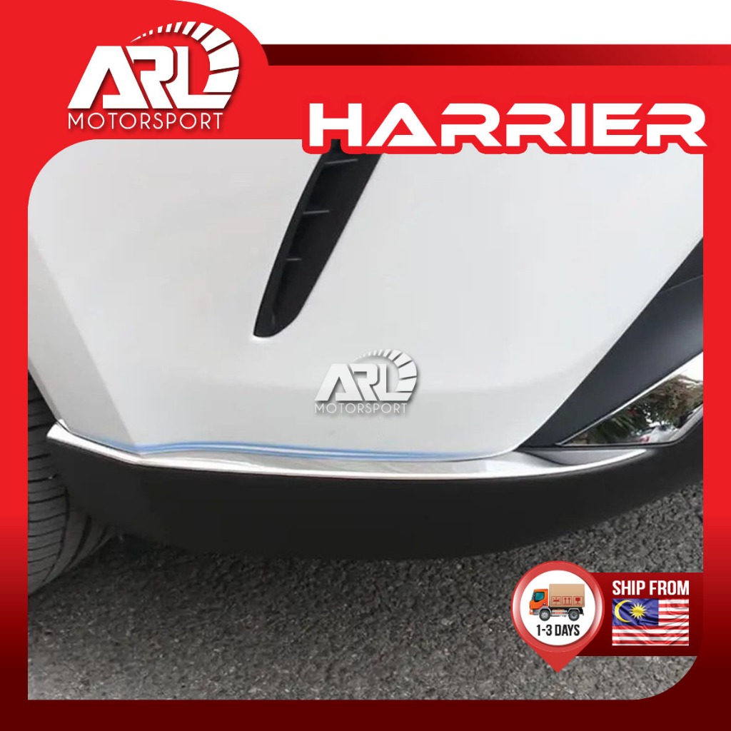 Toyota Harrier XU80 4th Gen (2020-2025) Front Bumper Chrome Lining ...