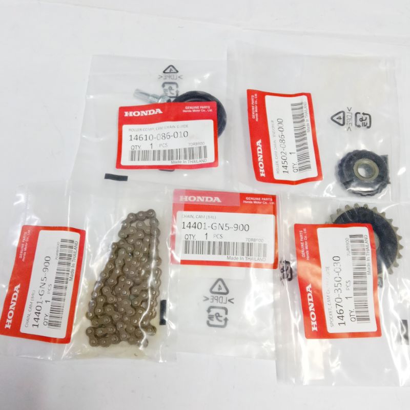 TIMING CHAIN ROLLER SET 4PCS HONDA EX5 CLASS W100 TL 84L 88L 90L ...