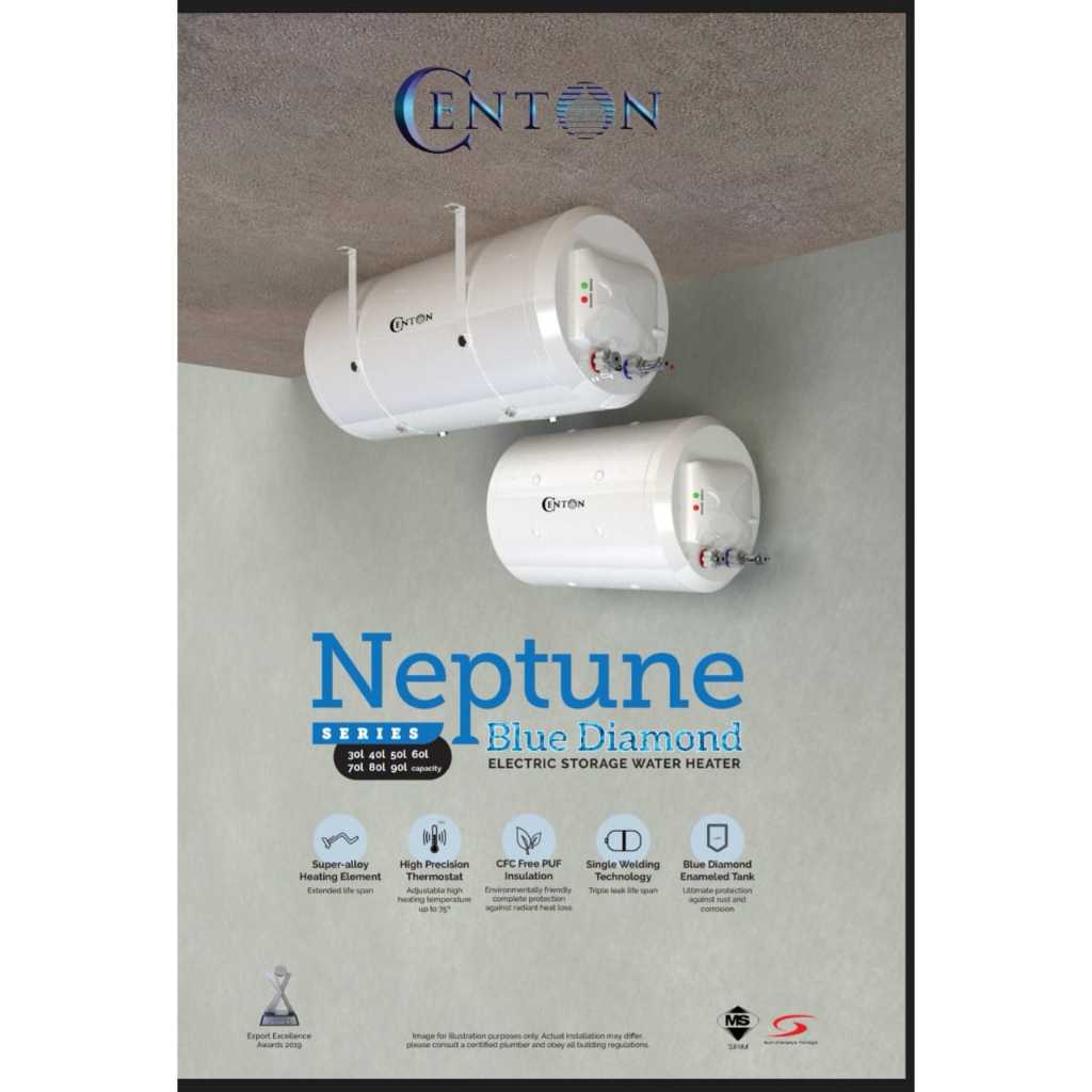 CENTON 90 Little Storage Water Heater Tank - Neptune Series (90 Liters ...