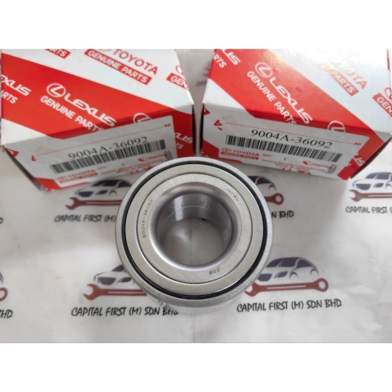 TOYOTA AVANZA 1.3 1.5 OLD F601M F602M 2004-11 FRONT WHEEL BEARING MADE ...