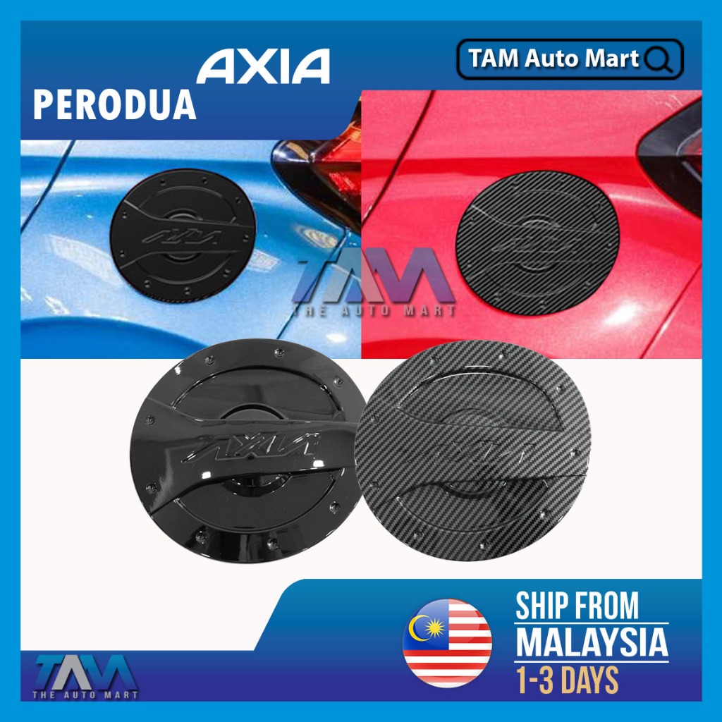 Perodua Axia 2nd Gen (A300) (2023-2024) Petrol Cap Carbon Glossy Black ...