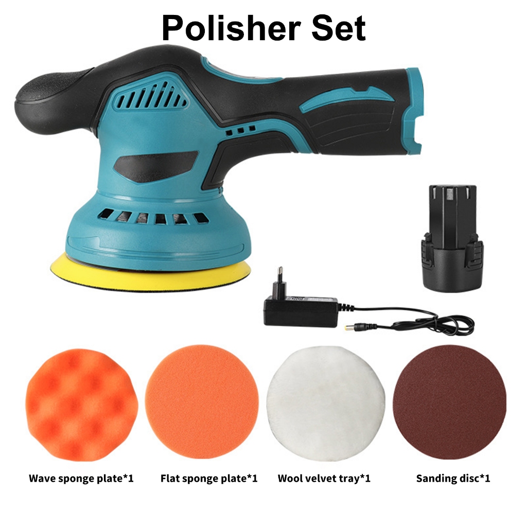WilkTool Car Polisher Handheld Cordless Polishing Sanding Waxing ...