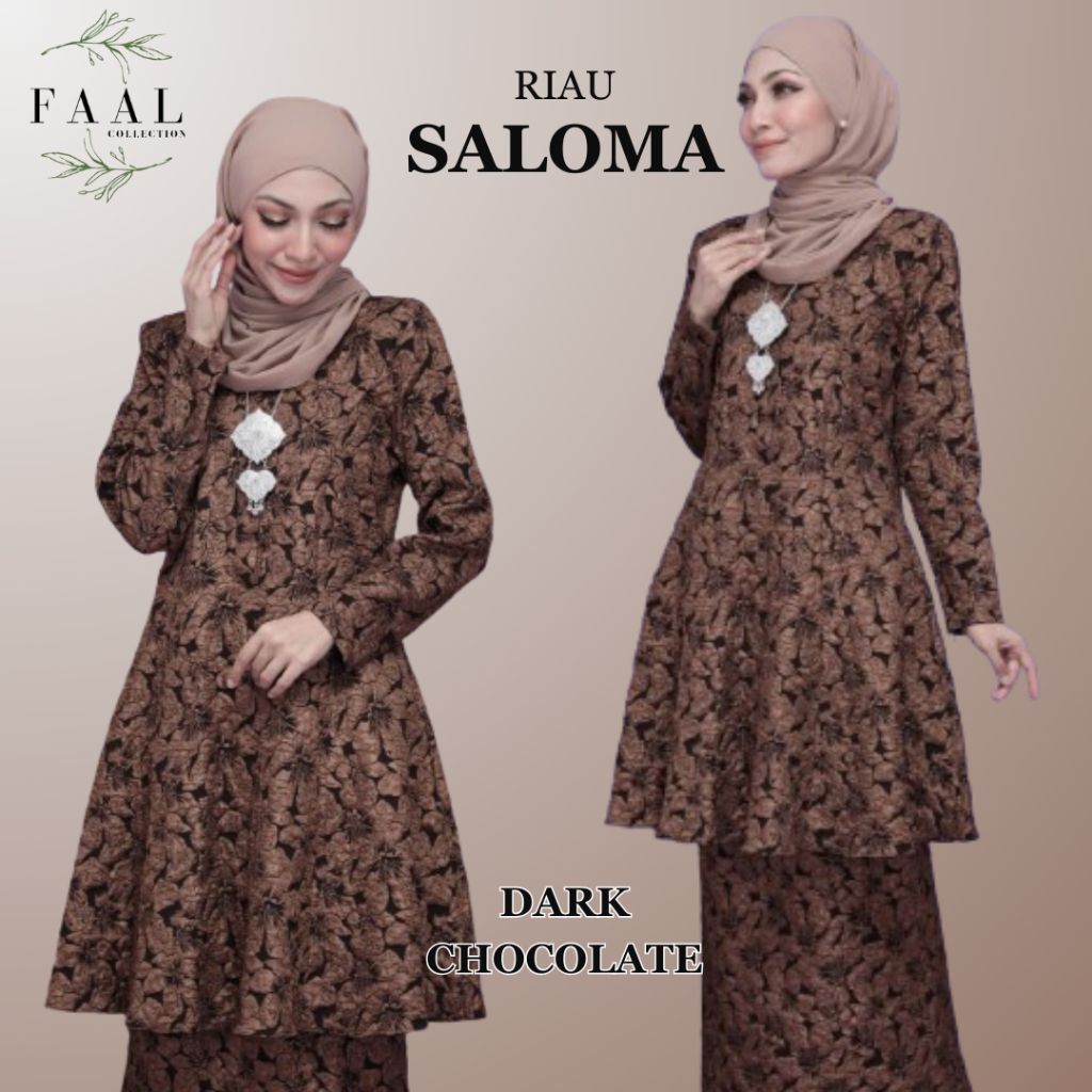 BAJU KURUNG RIAU BROCADE SALOMA (READY STOCK) | Shopee Malaysia
