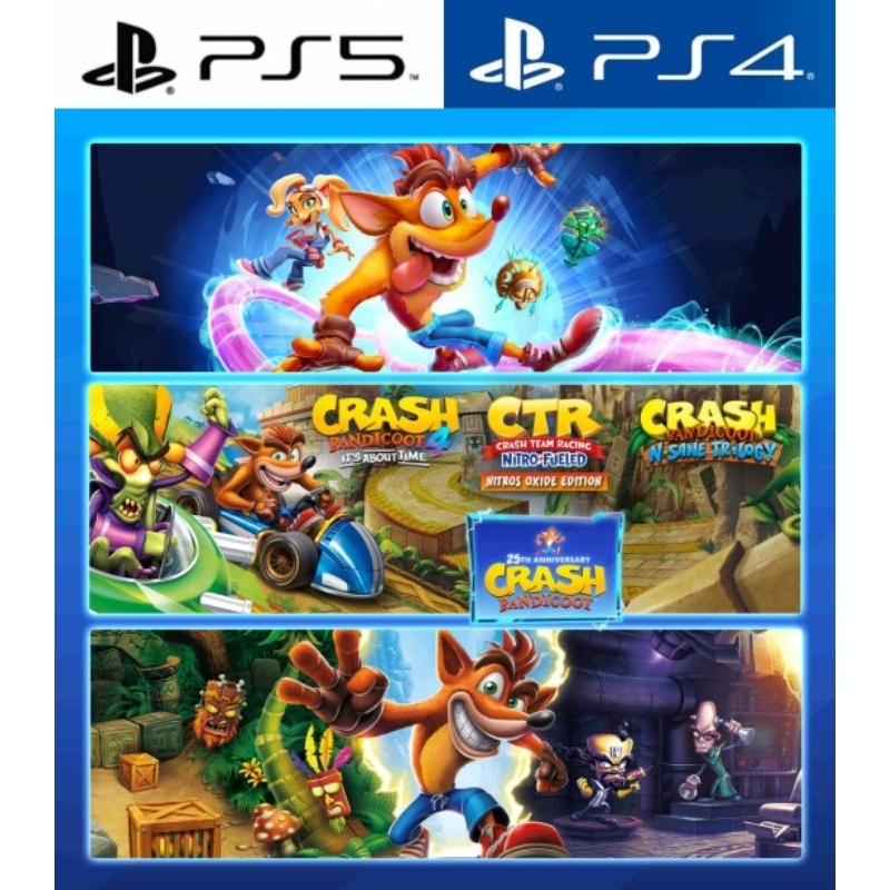 Ps4/Ps5 Crash Bandicoot Crashiversary Bundle Digital | Shopee Malaysia