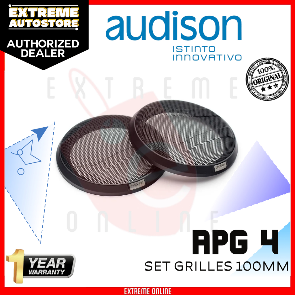Audison AP G 4 Prima Series 4" (100mm) Grilles (Pair) | Shopee Malaysia