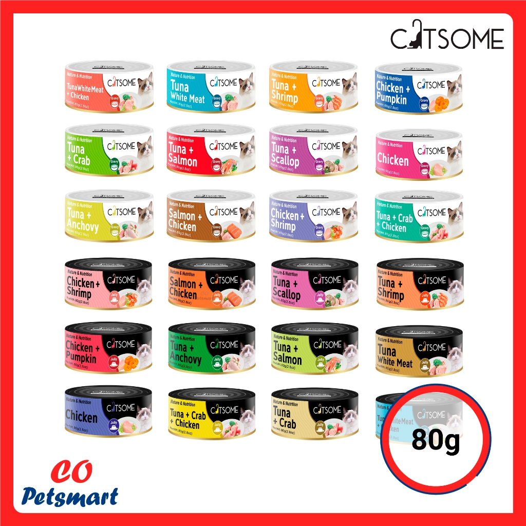 Catsome Cat Canned Food / Wet Food 80gm | Shopee Malaysia