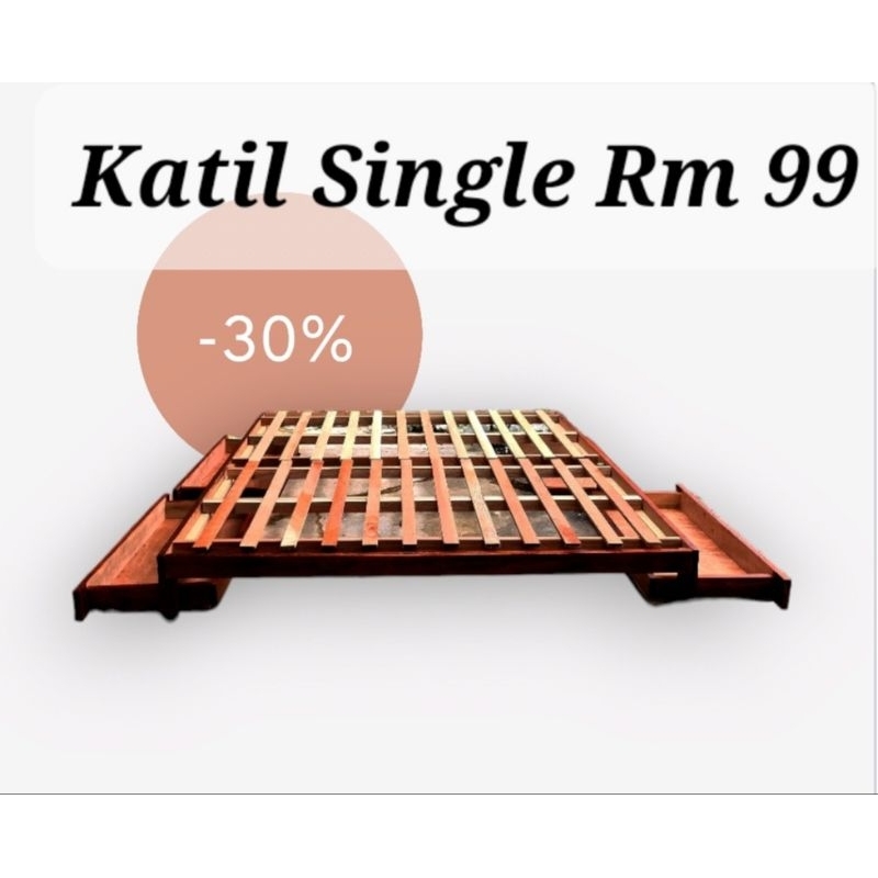 Direct Kilang Katil Bujan Katil Solid kayu, Single, Super Single, Queen ...