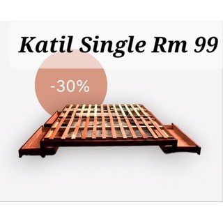Direct Kilang Katil Bujan Katil Solid kayu, Single, Super Single, Queen ...