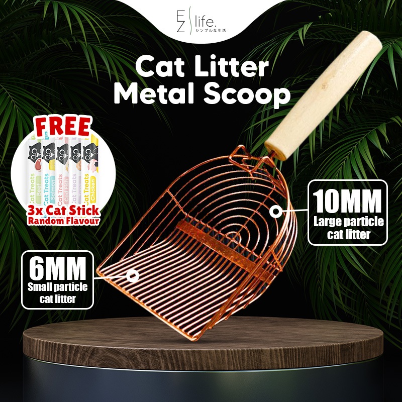 EzLife Cat Litter Scoop Metal Scoop Big Scooper Cat Toilet Shovel Cat ...