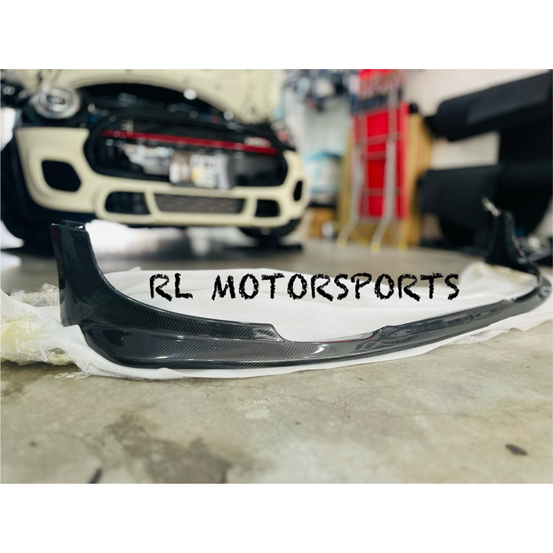 Mini Cooper f56 JCW bumper add gigamot carbon fiber front lip skirt ...