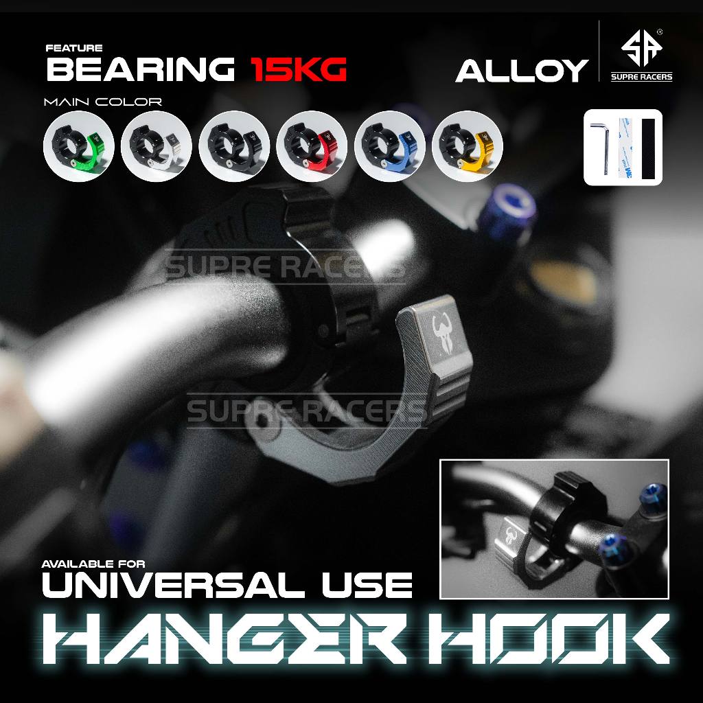 Universal Use I Premium Hanger Hook I Handle Bar Holder I OT-HDG04 M ...