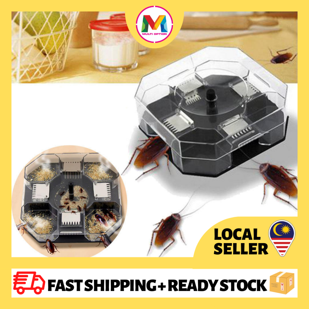 READY STOCK#Reuseable Cockroach Trap Cockroach Killer Box Non-Toxic ...