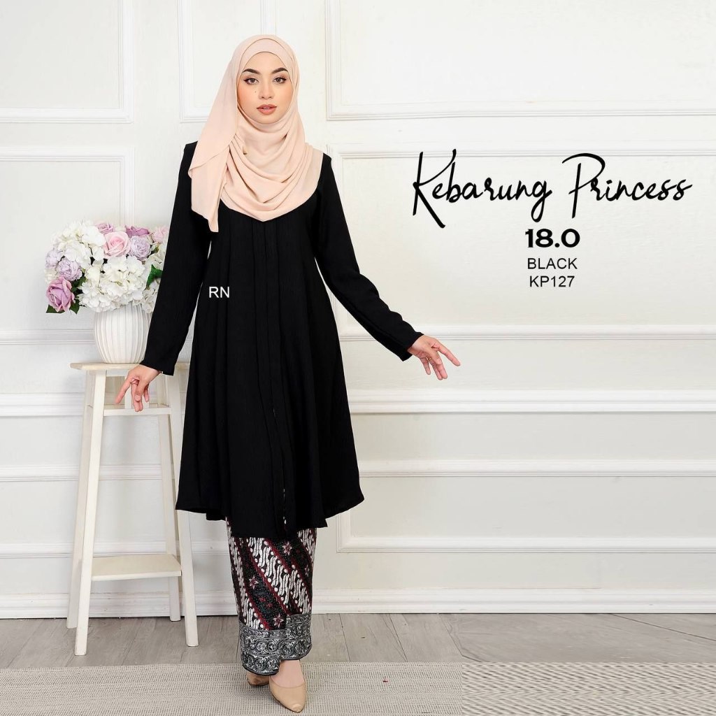 KEBARUNG PRINCESS 18/19- KEBARUNG LABUH PLAIN IRONLESS| BAJU RAYA 2025 ...