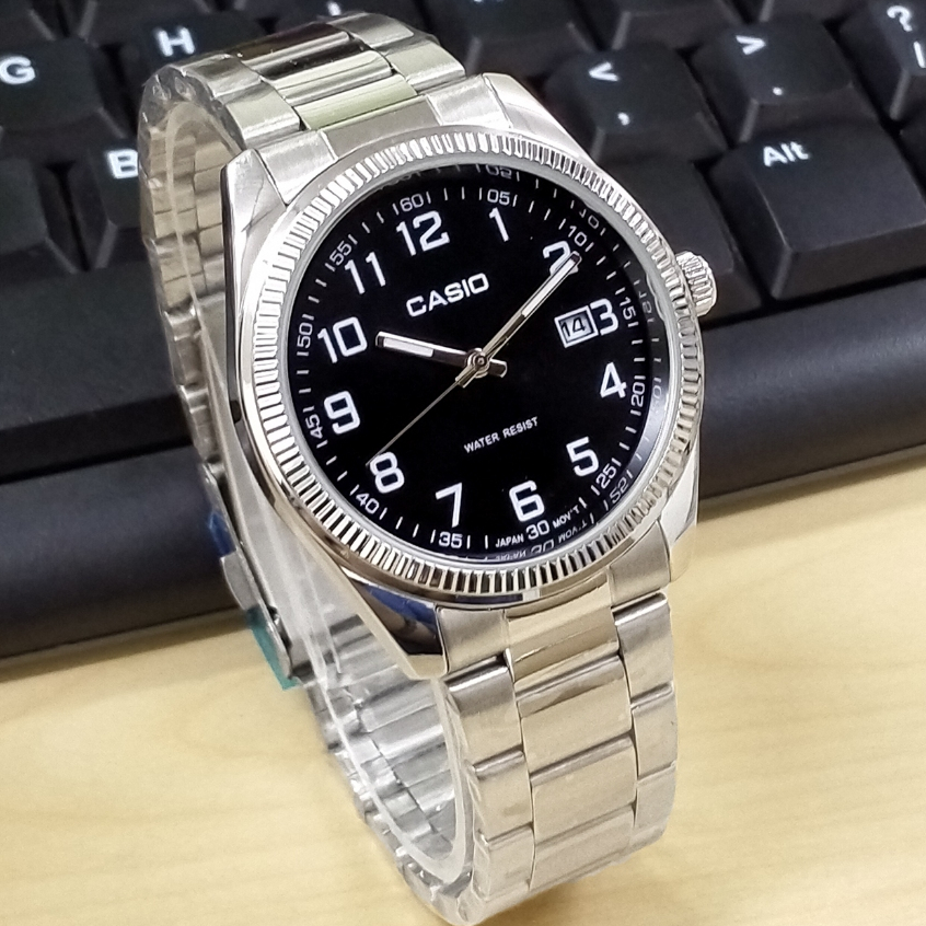 CasiO Jam Tangan Lelaki Waterproof Stainless Steel 30meter Depth Water ...