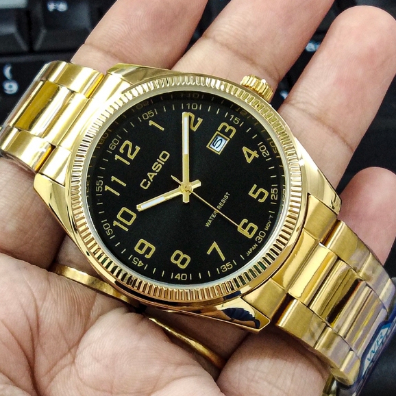 CasiO Jam Tangan Lelaki Waterproof Stainless Steel 30meter Depth Water ...