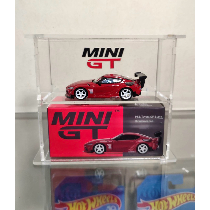 Mini GT HKS Toyota GR Supra Renaissance Red # 265 - with case box ...