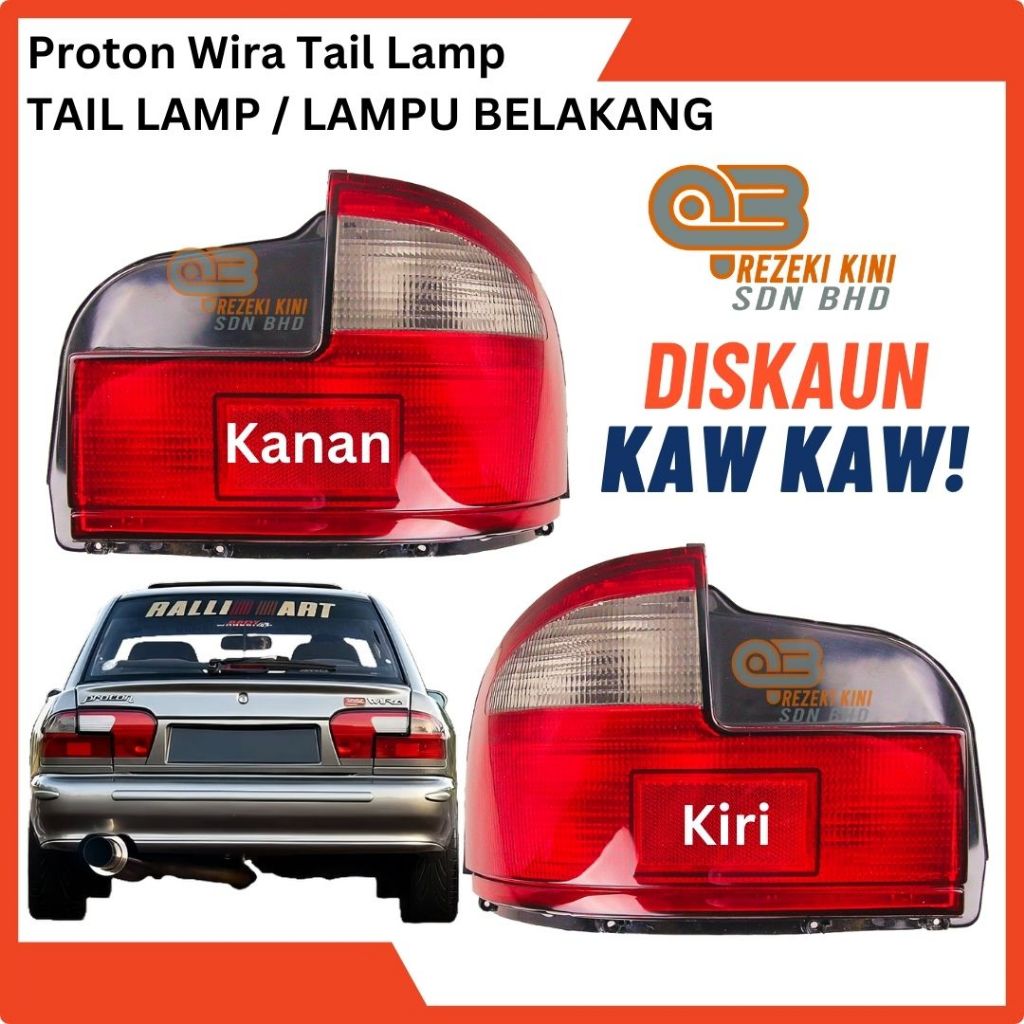 Proton Wira Tail Lamp & Bonnect Lamp | ORIGINAL HK Malaysia | 100% ...
