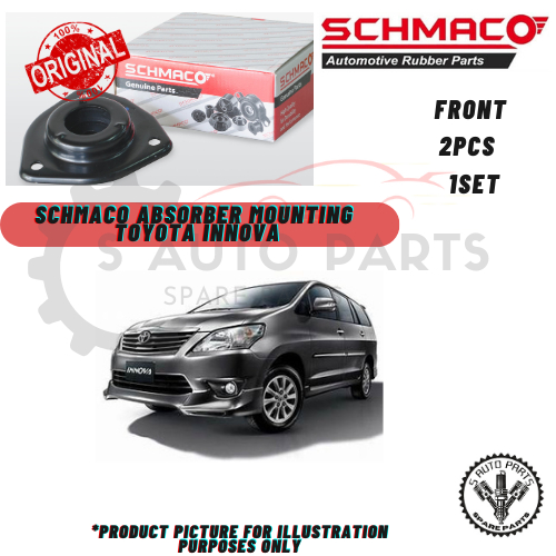 TOYOTA INNOVA (FRONT 2PCS) ABSORBER MOUNTING 100% ORIGINAL SCHMACO ...