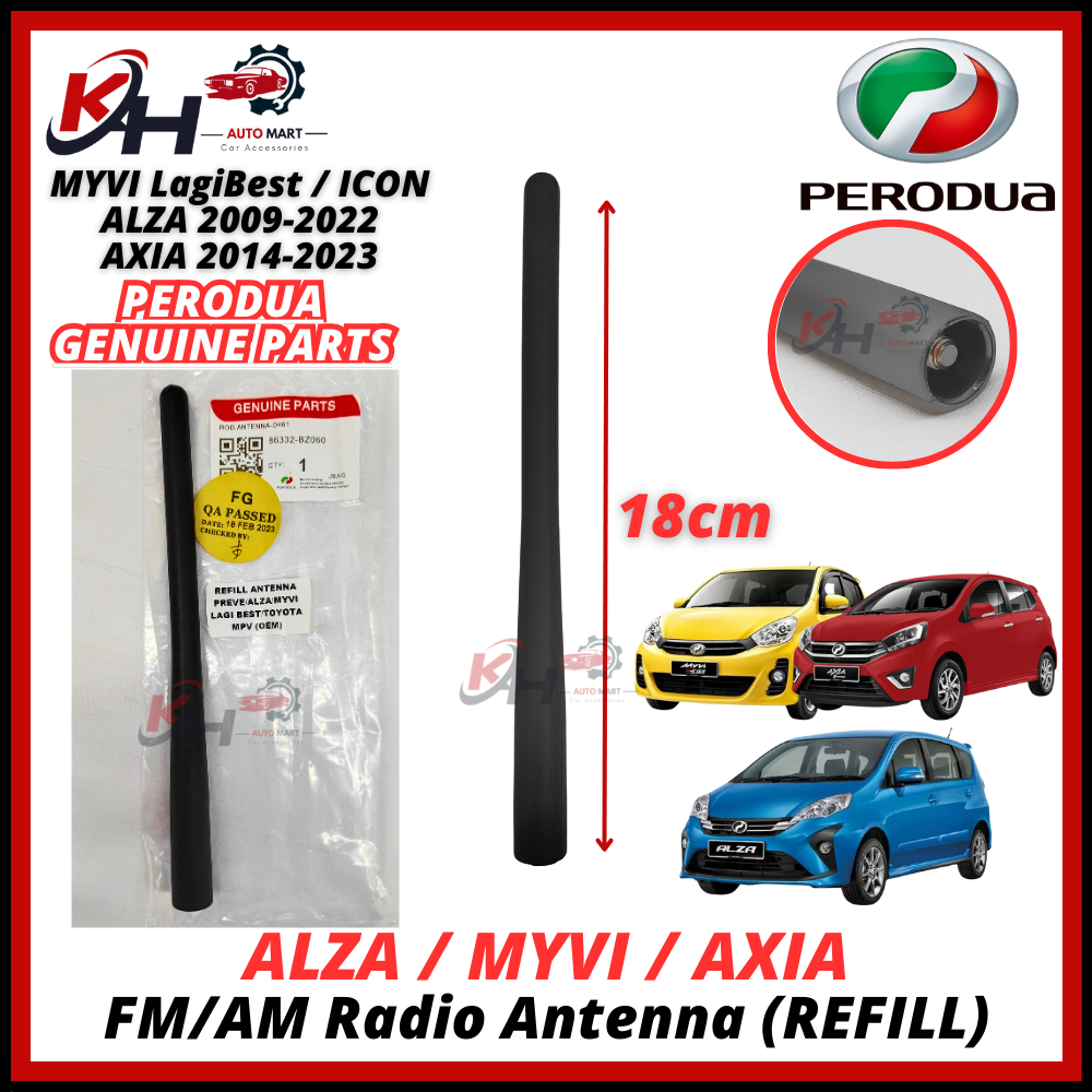 Original PERODUA MYVI Lagi Baet ICON/ ALZA/ AXIA Car Audio Antenna ...