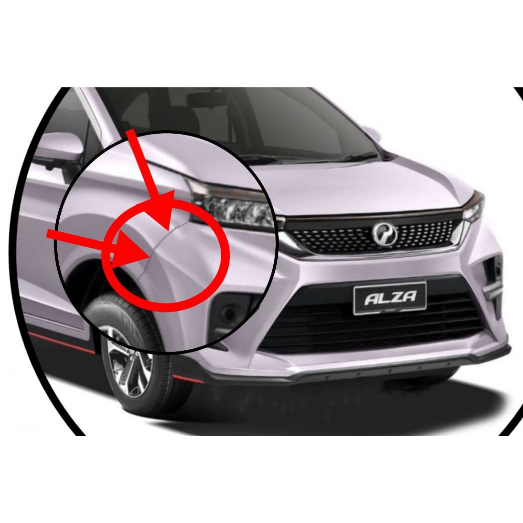 ORIGINAL PERODUA ARUZ (2019-2021) FRONT BUMPER SIDE BRACKET 52115-BZ210 ...