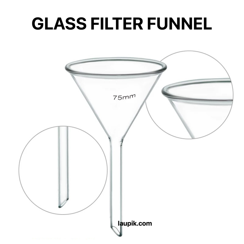 Filter Funnel Glass (Soda Lime) 40mm - 120mm GENERIC | Shopee Malaysia