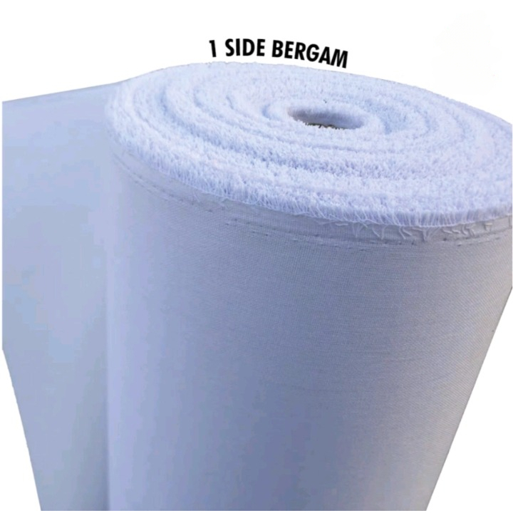 1 roll (50 yards) Pengeras Kain Keras / Interlining / Pelapik Leher ...