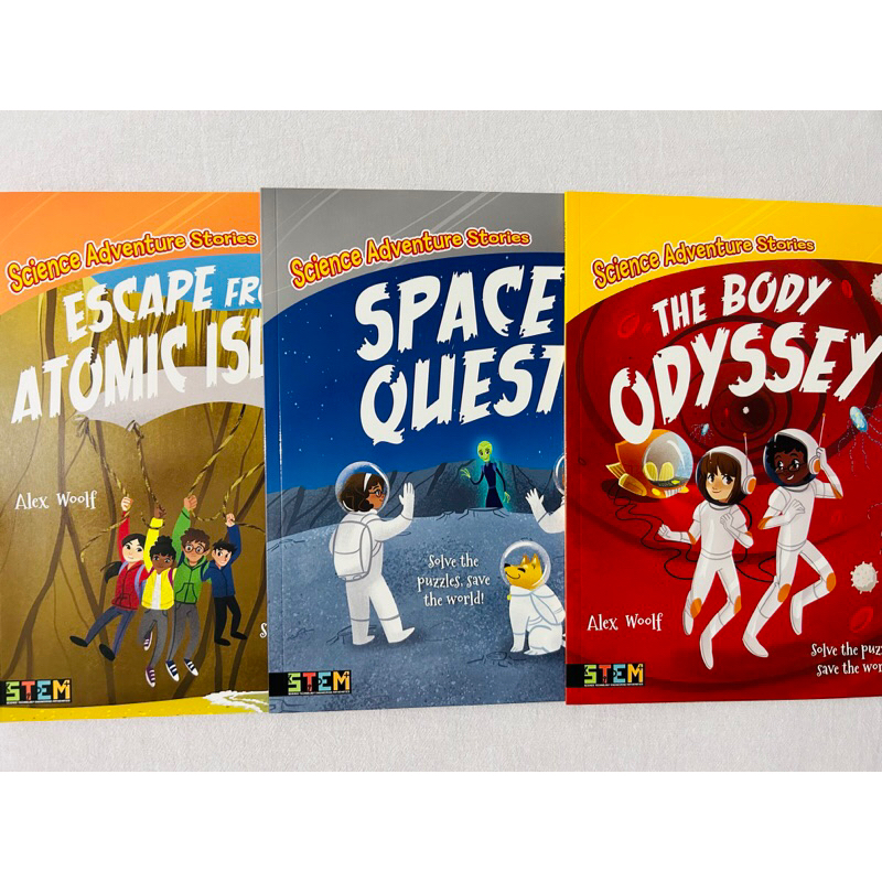 Science Adventure Stories: Escape From Atomic Island, Space Quest, The ...