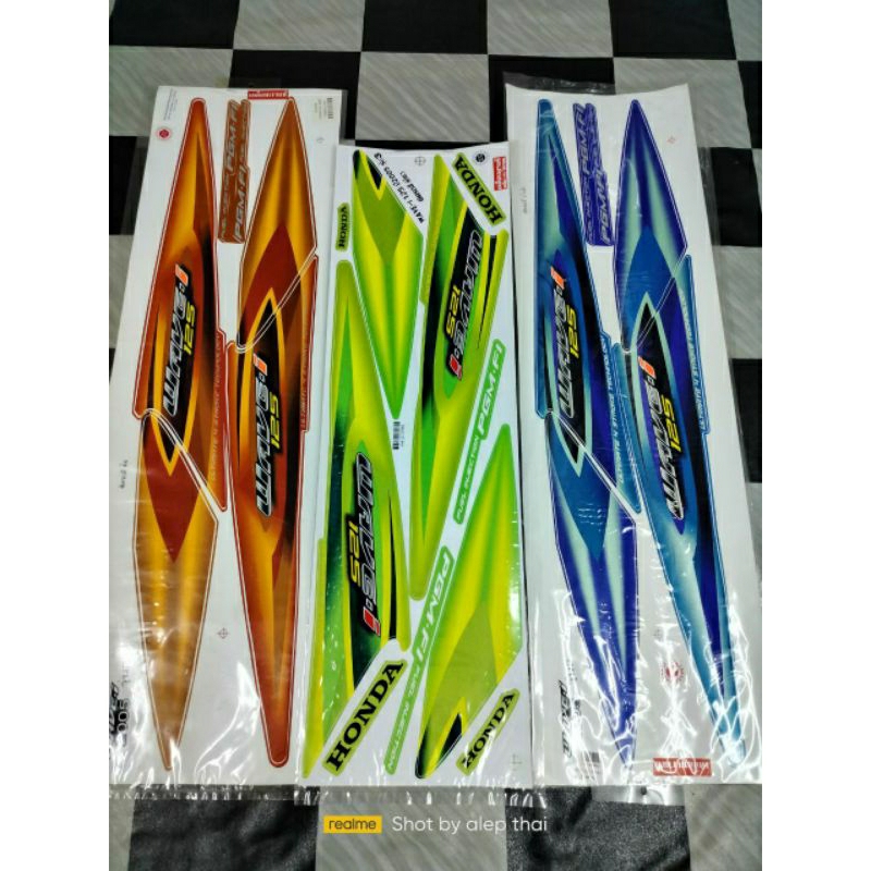 🇹🇭Stripe Wave 125i 05 Thailand🇹🇭. Sticker Thailook (Wave 125S) | Shopee ...