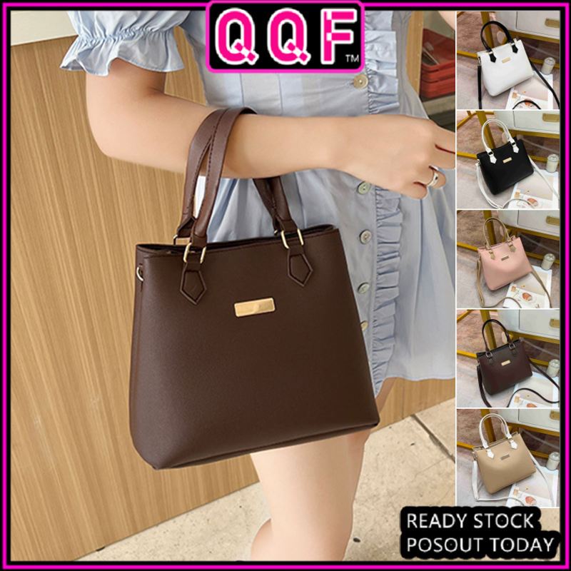 1312 PU SLING BAG KULIT leather Casual Beg Tangan Wanita women Shoulder ...