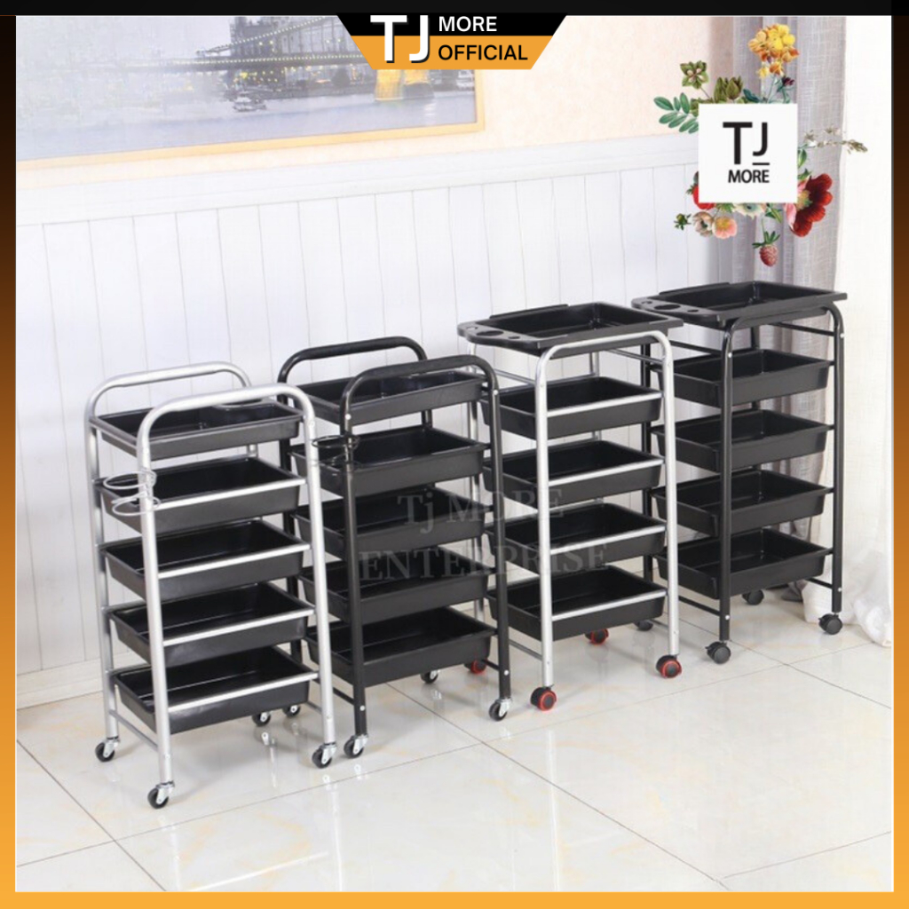 Trolley 5 Level Hair Salon Barber Beauty Spa High Quality Steel ...