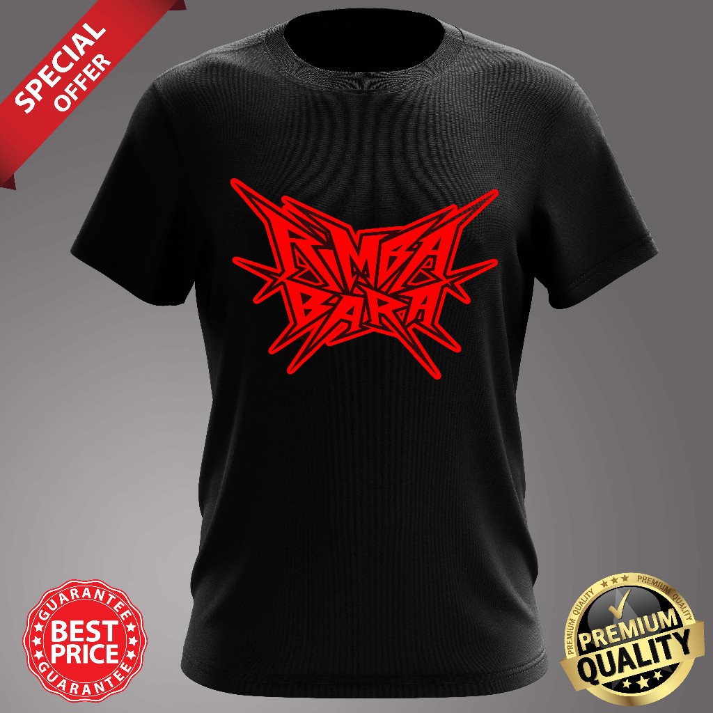 BAJU BAND RIMBA BARA T-SHIRT LENGAN PENDEK ROUNDNECK COTTON | Shopee ...