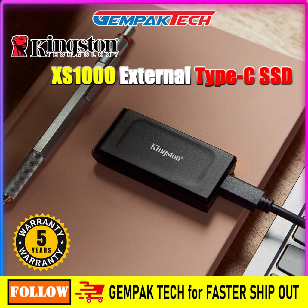 Kingston XS1000 USB 3.2 Gen 2 External Portable Solid State Drive SSD (1TB / 2TB) | Shopee Malaysia