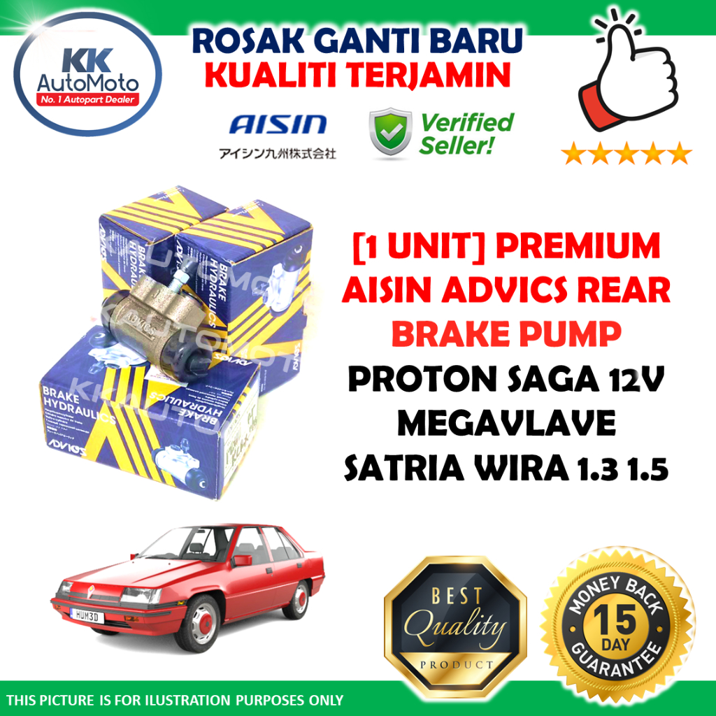 Proton Old Saga Lama 12V Iswara Wira 1.3 1.5 1 Biji Premium Aisin ...