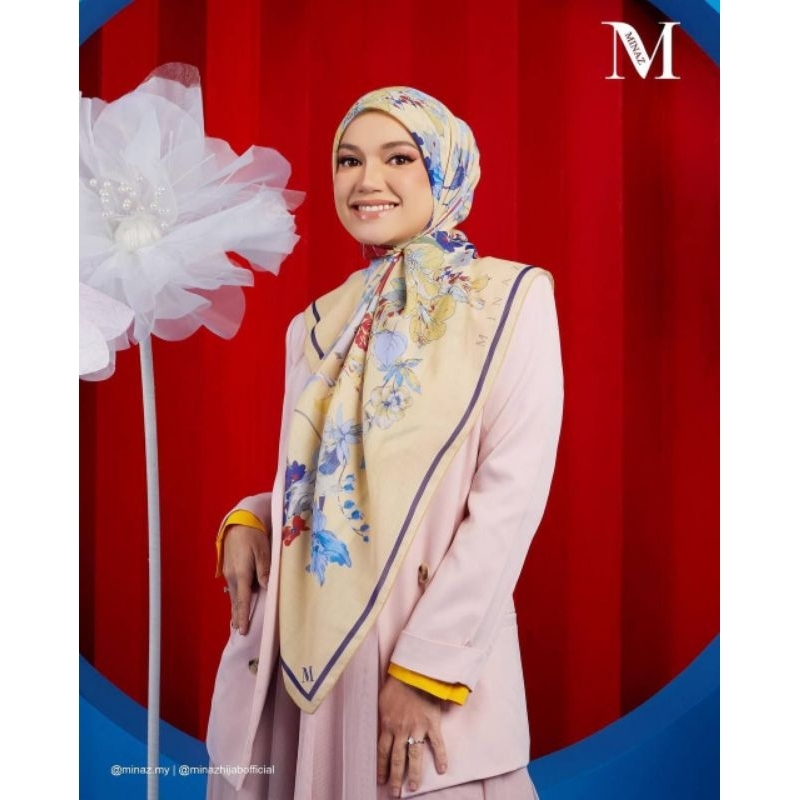 Minaz Hijab Edisi Merdeka Bunga Raya Gemilang Bawal Bidang 45 | Shopee ...