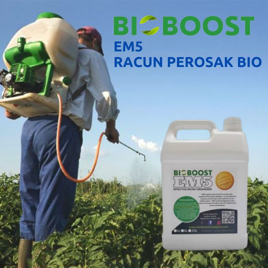 EM5 Racun Perosak Bio Biopesticide Alam Mesra Bacillus Thuriengiensis ...