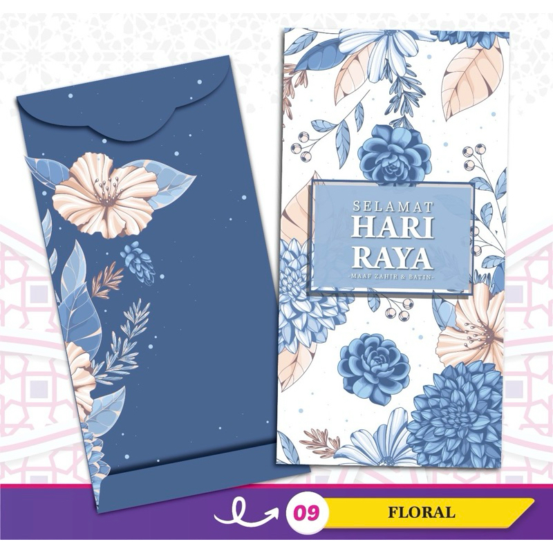 ( Floral ) Sampul Raya design 2024 - 10pcs | Shopee Malaysia