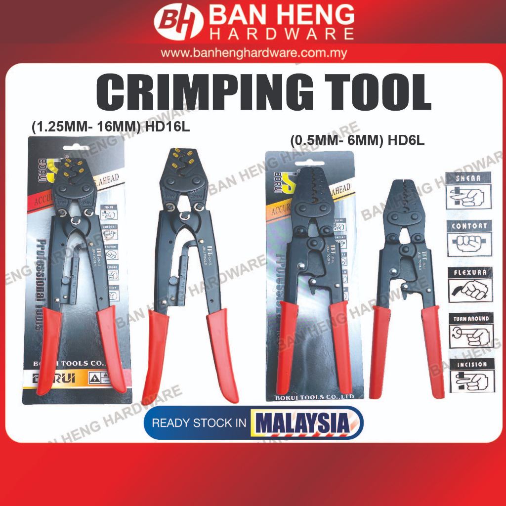 BORUI Heavy Duty Crimping Tool for Cable Lug | Shopee Malaysia