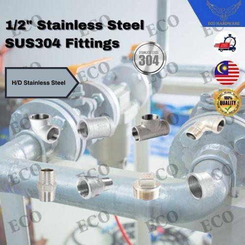 High Quality Stainless Steel SUS304 1/2" Pipe Fitting socket, 90 elbow ...