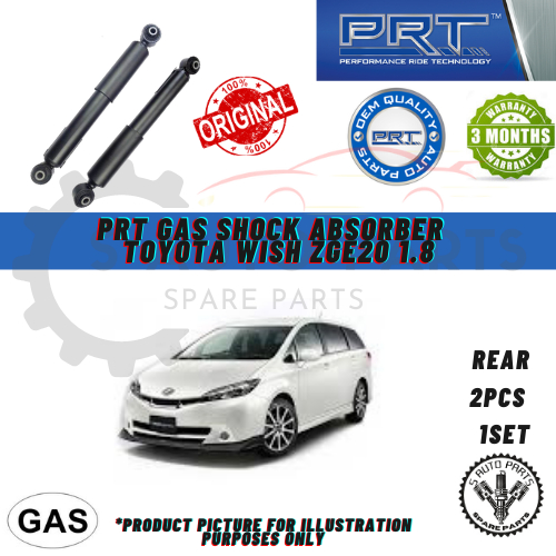 TOYOTA WISH ZGE20 1.8 / 2.0 (REAR) 100% ORIGINAL BRAND PRT SHOCK ...