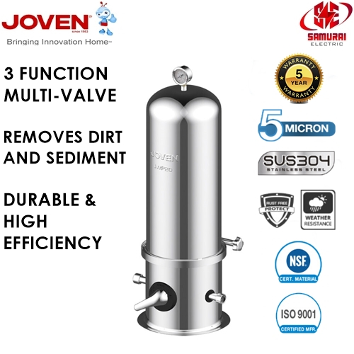 JOVEN WATER PURIFIER WITH POINT-OF-ENTRY (POE) OUTDOOR WATER FILTER ...