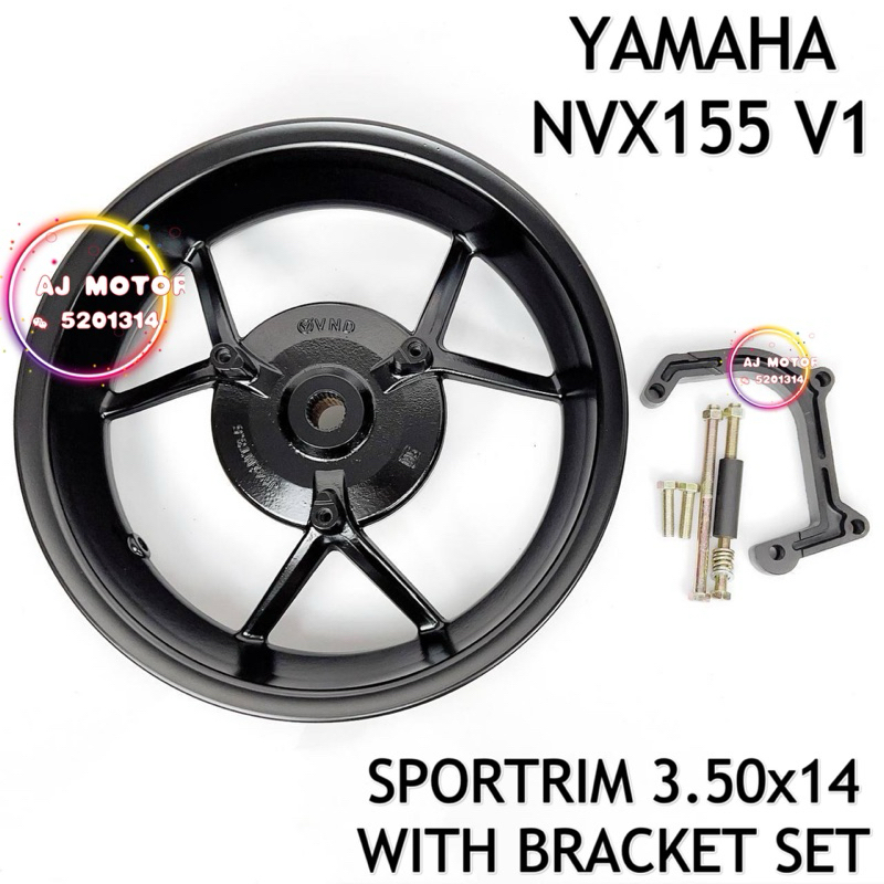( VND ) PNP YAMAHA NVX155 V1 V2 V3 REAR SPORTRIM PASANG BRAKE DISC ...