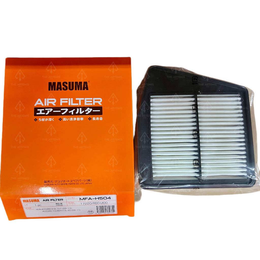 (MASUMA JAPAN)HONDA ACCORD TAO 2.0 08'-13' AIR ELEMENT FILTER/PENAPIS ...