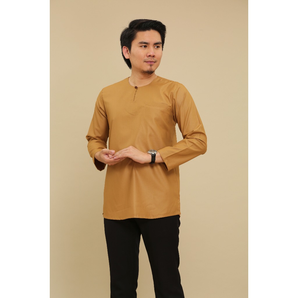 KURTA OMAR / MEN LONG SLEEVE RAYA KURTA / SLIM FIT EXCLUSIVE / KURTA ...