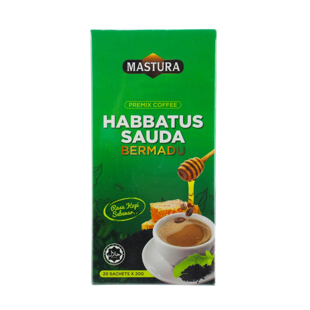 MASTURA Kopi Habbatus Sauda Bermadu 20g x 20 Sachets | Shopee Malaysia