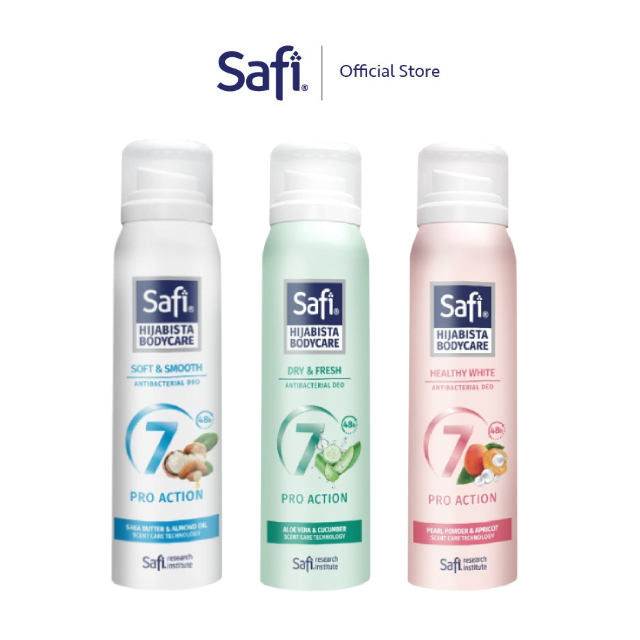 SAFI Hijabista Bodycare Whitening Deodorant Spray 150ml | 10X ...