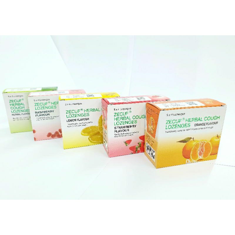 ZECUF Herbal Cough Lozenges 20's [Exp2027] | Shopee Malaysia